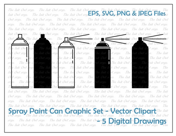 Spray Paint Can Vector