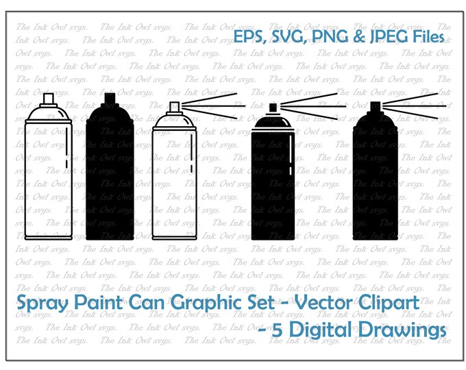 Spray Paint SVG, Spray Paint PNG, Graffiti Clipart, Graffiti Paint Cut ...