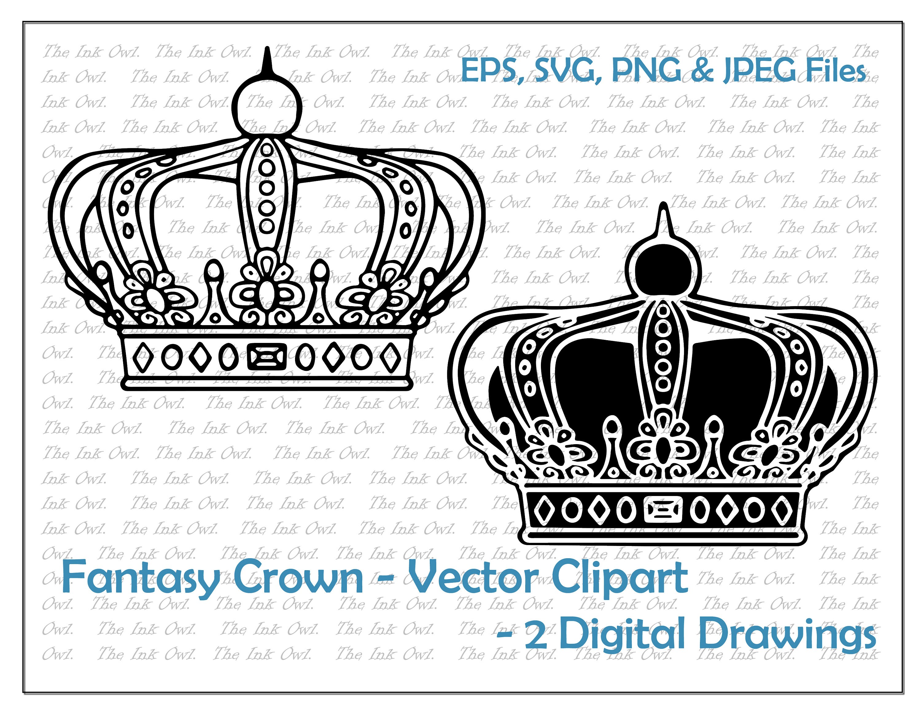 Royal Crown Outline