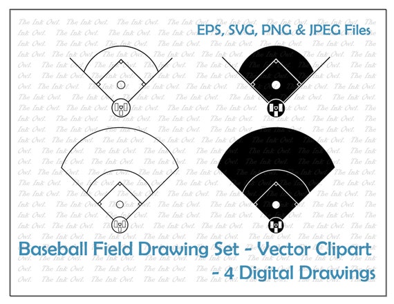 Baseball Field Diagram Labeled