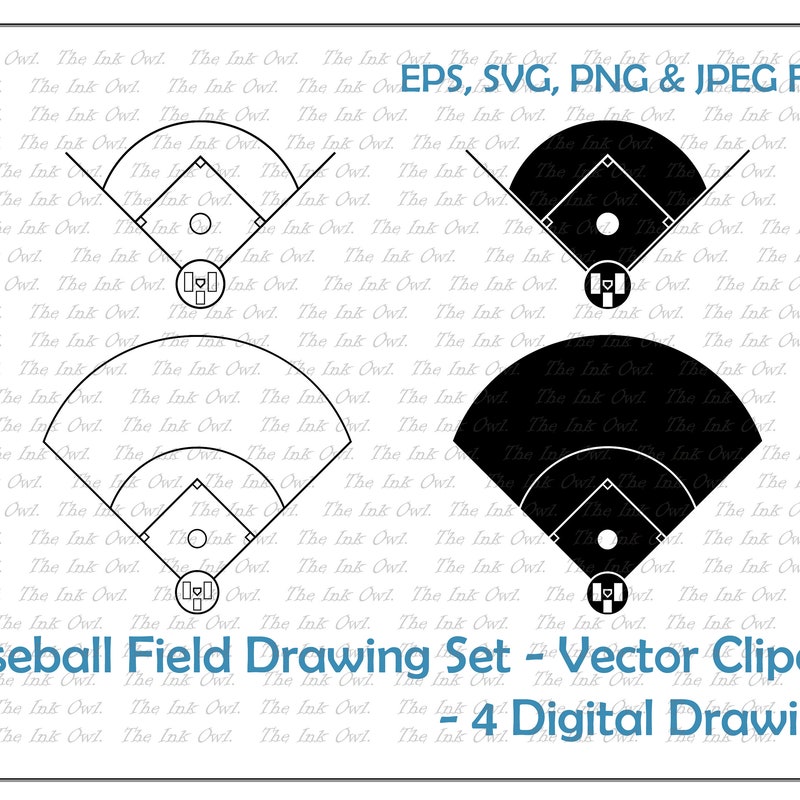 Baseball Diamond Svg - Etsy