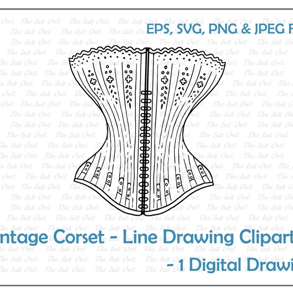 Corset Svg - Etsy