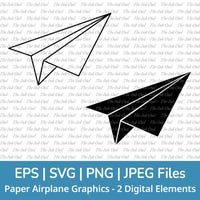 Paper Airplanes SVG - Airplane SVG - Children's Room SVG - Home Decor ...