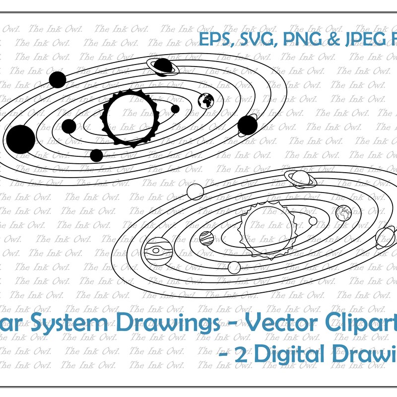 Solar Systems Svgs - Etsy