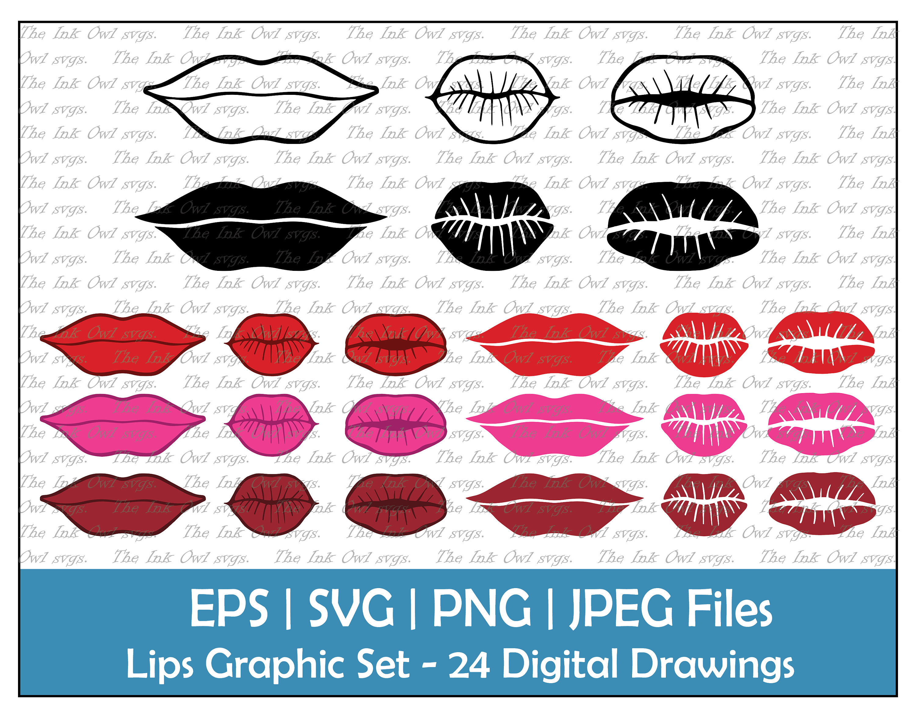 Lips Outline Png