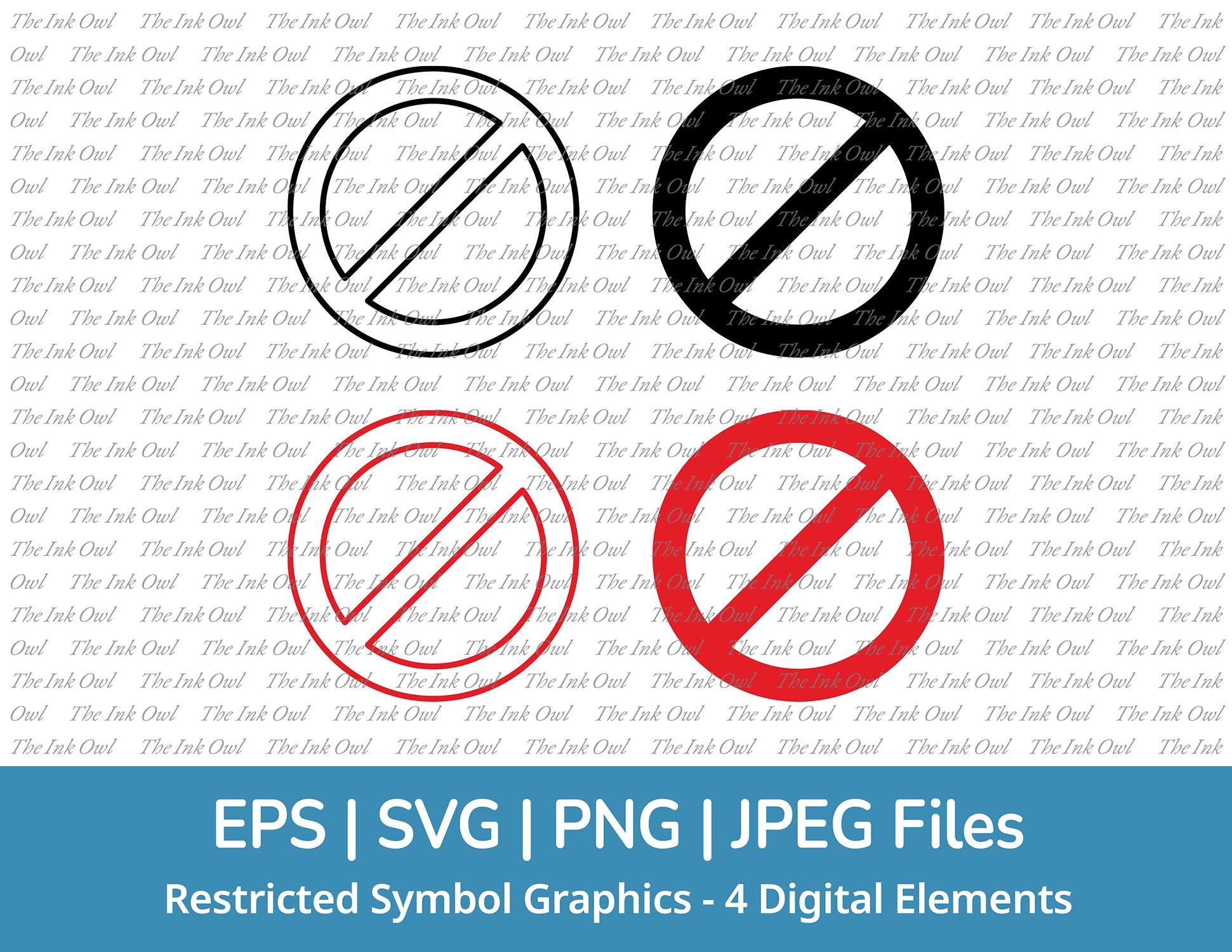 Restricted Do Not Enter Sign Vector Clipart / Outline & Stamp ...