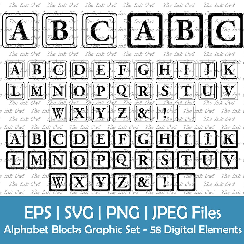 Baby Blocks Printable - Etsy