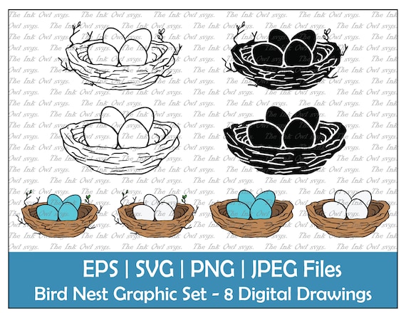 Egg In A Nest Clipart