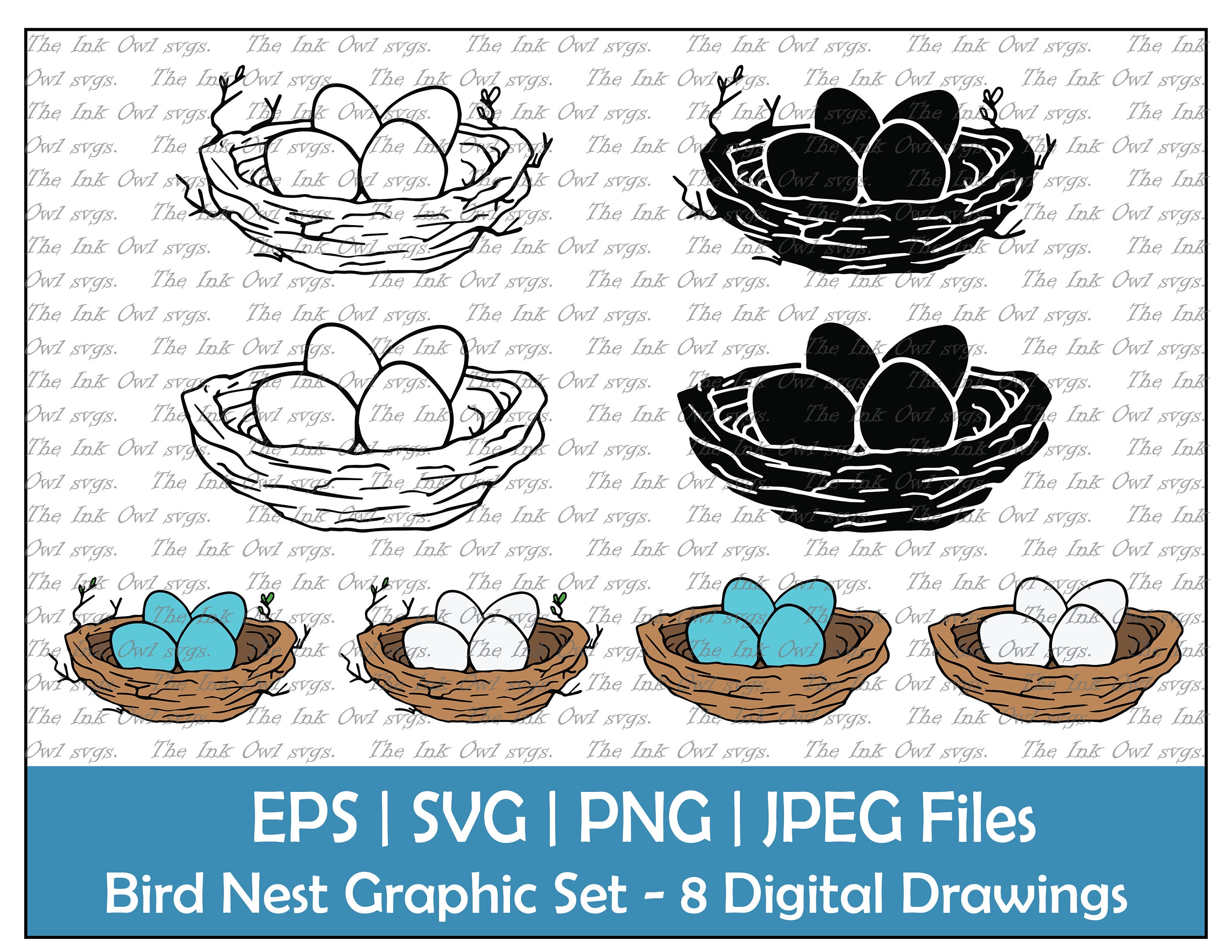 Bird Nest Vector