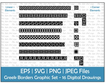 Greek Frets Svg - Etsy