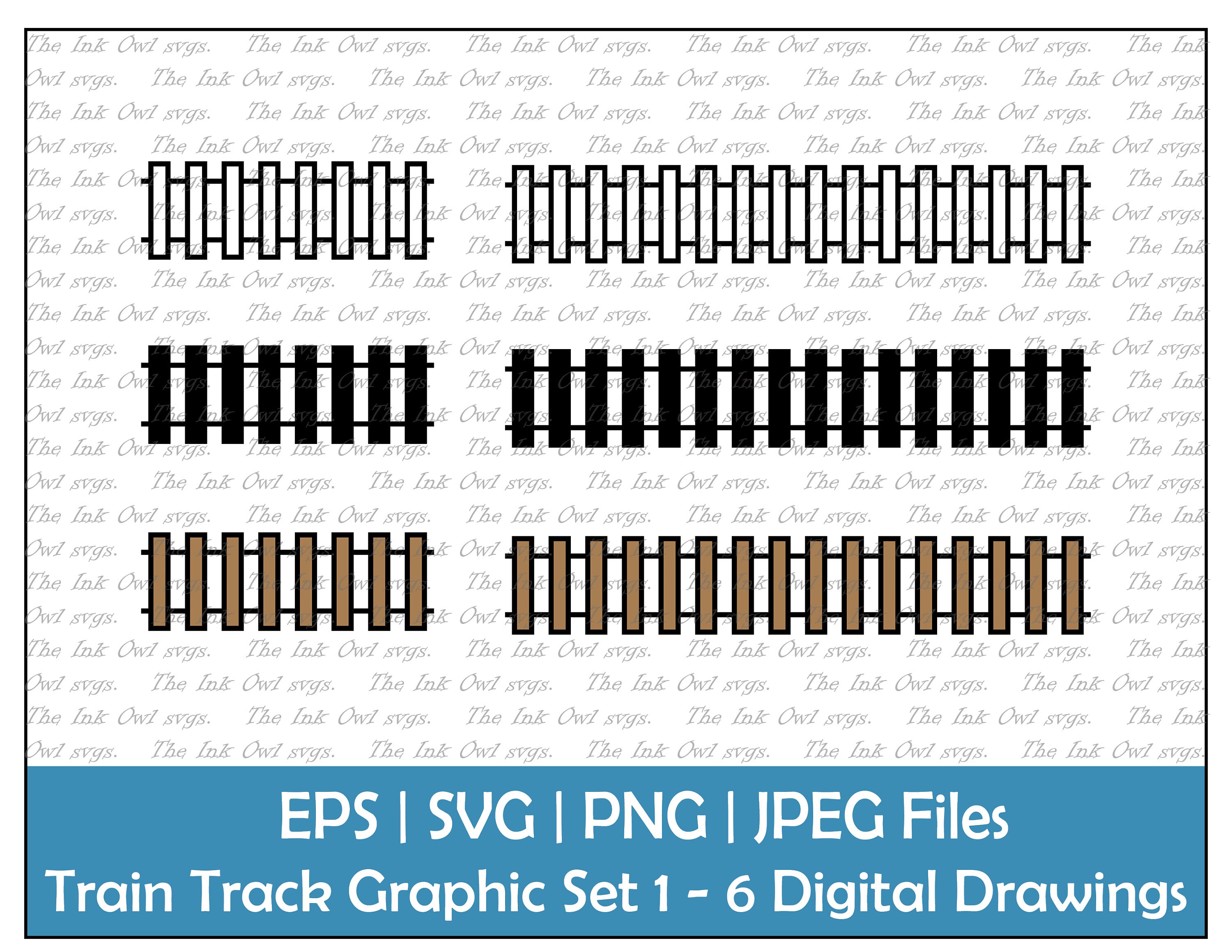 Train Tracks Vector