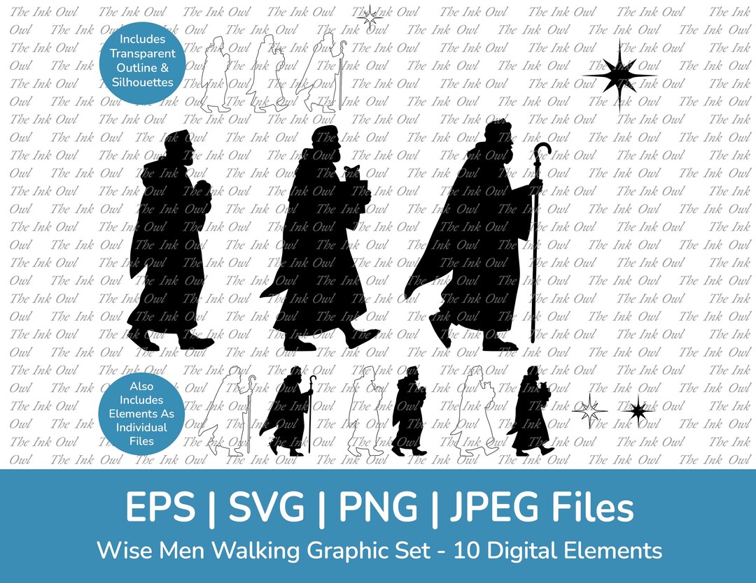 Los tres Reyes Magos, Reyes Magos o Reyes Magos caminando Vector ...