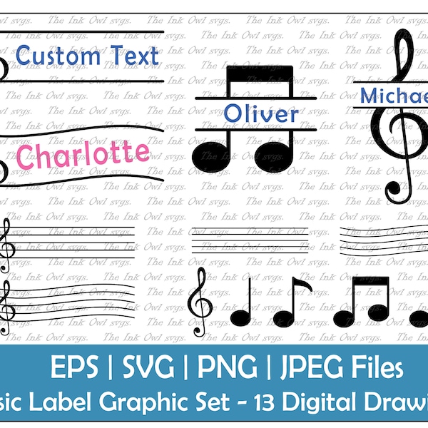 Music Note Stencil - Etsy