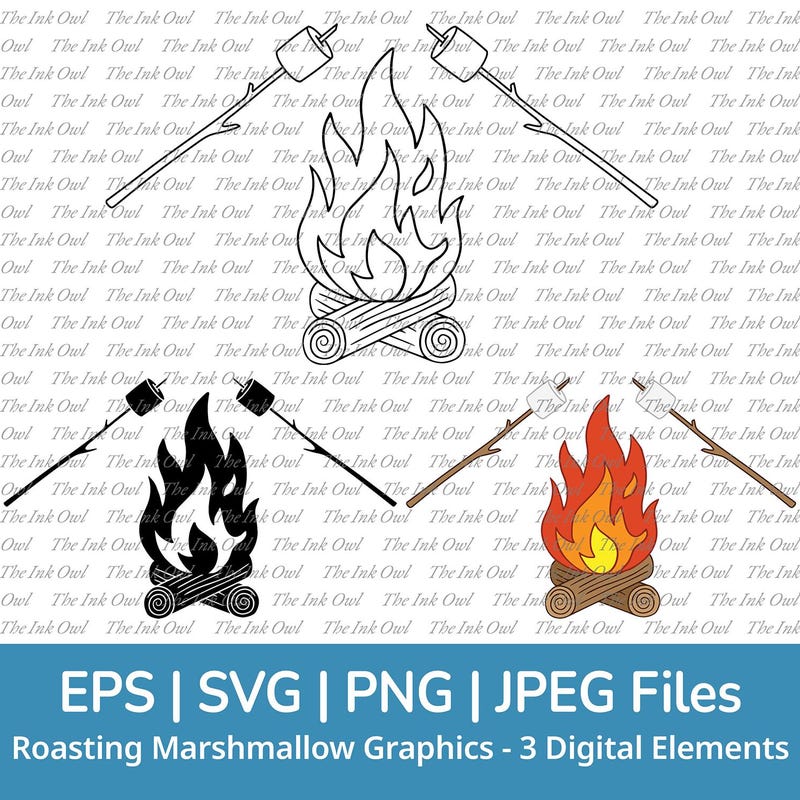 Smores Clipart - Etsy