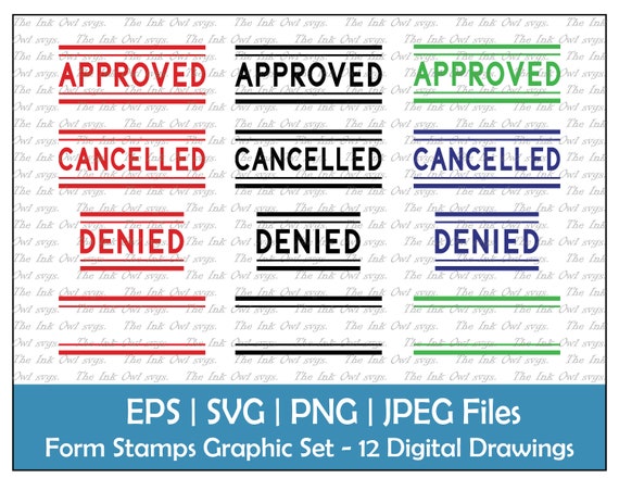 Request Denied Stamp