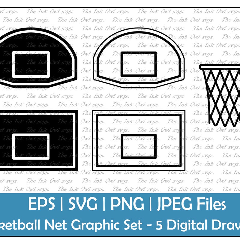 Basketball Net Svg - Etsy