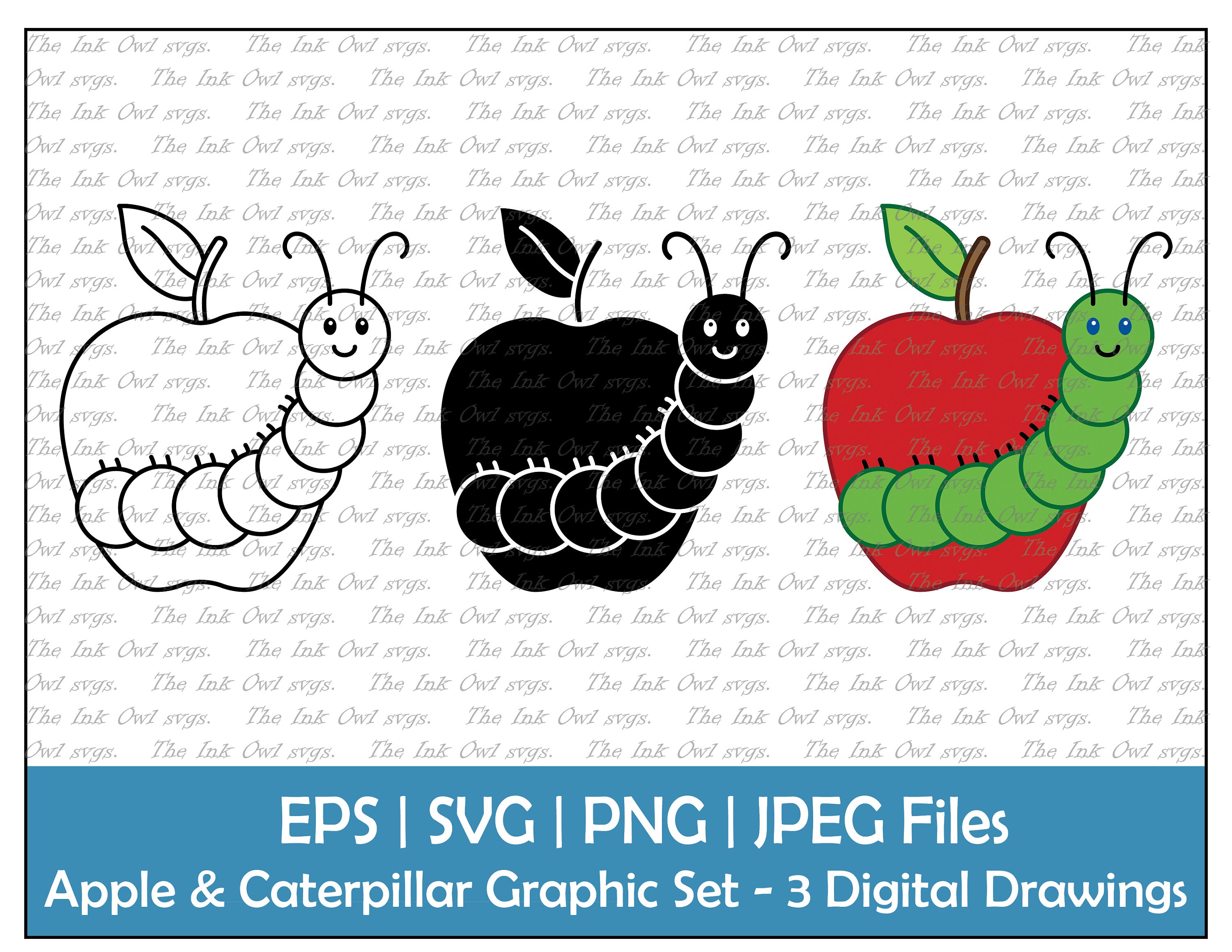 Caterpillar Outline Clipart