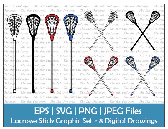 Lacrosse Sticks Vector Art