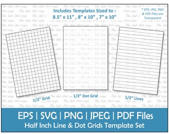 1 Inch Grid Svg - Etsy