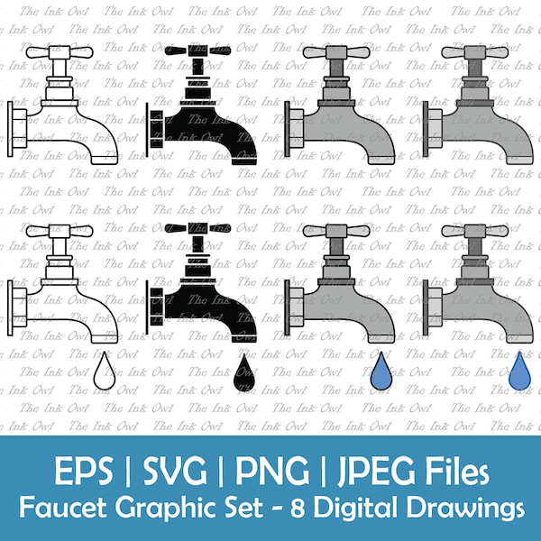 Faucet Svg - Etsy