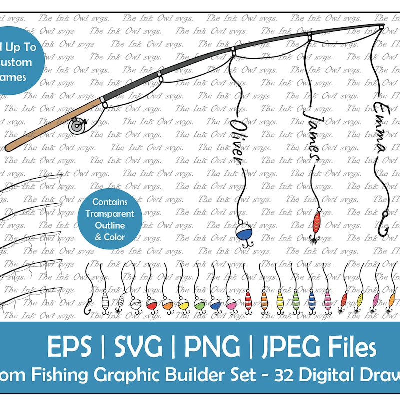 Custom Fishing Rods With Names - Etsy