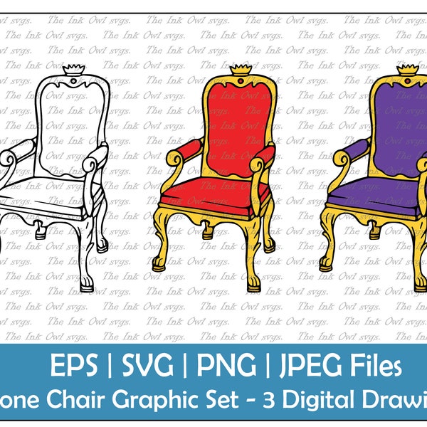 Medieval Chair Svg - Etsy