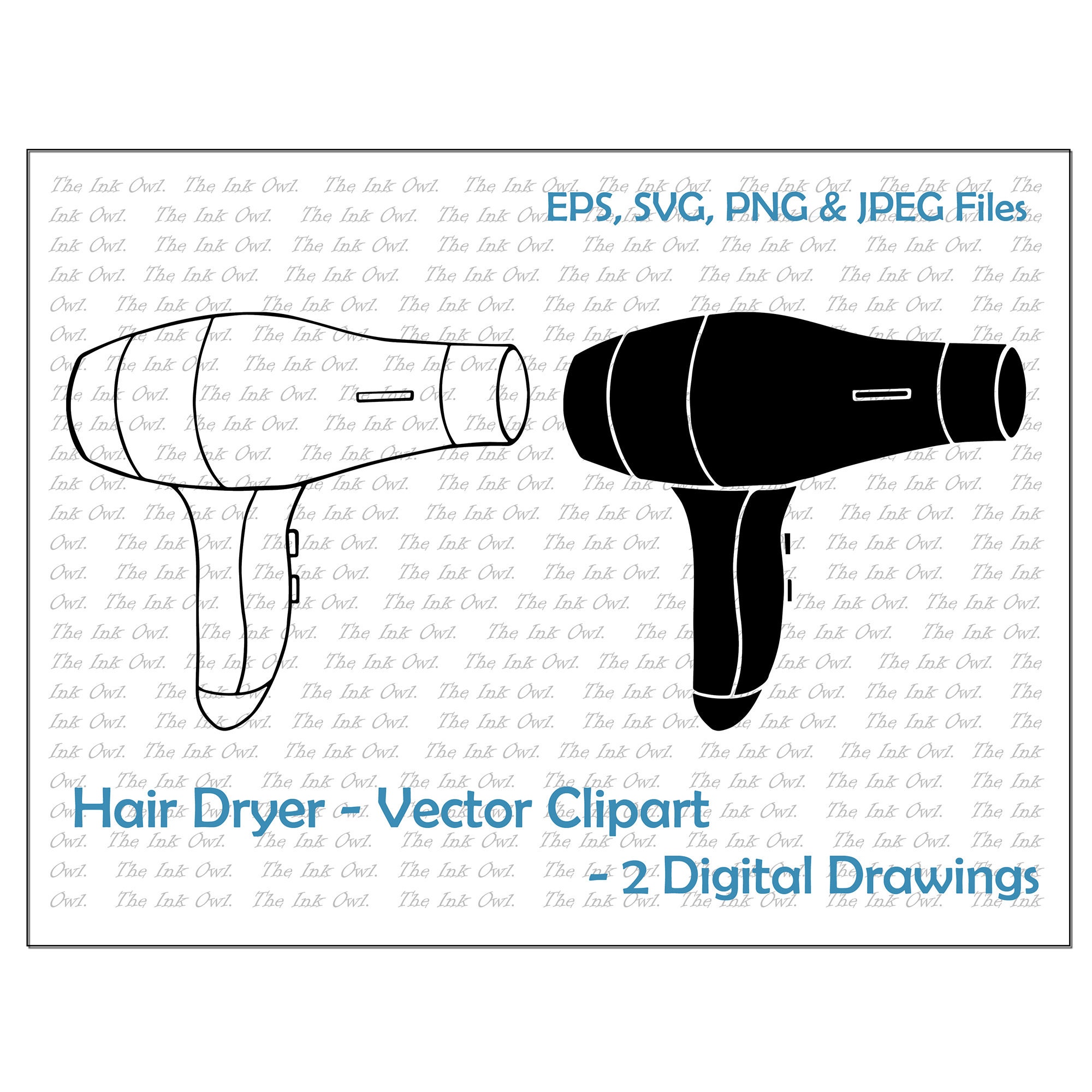 Hair Dryer Drawing