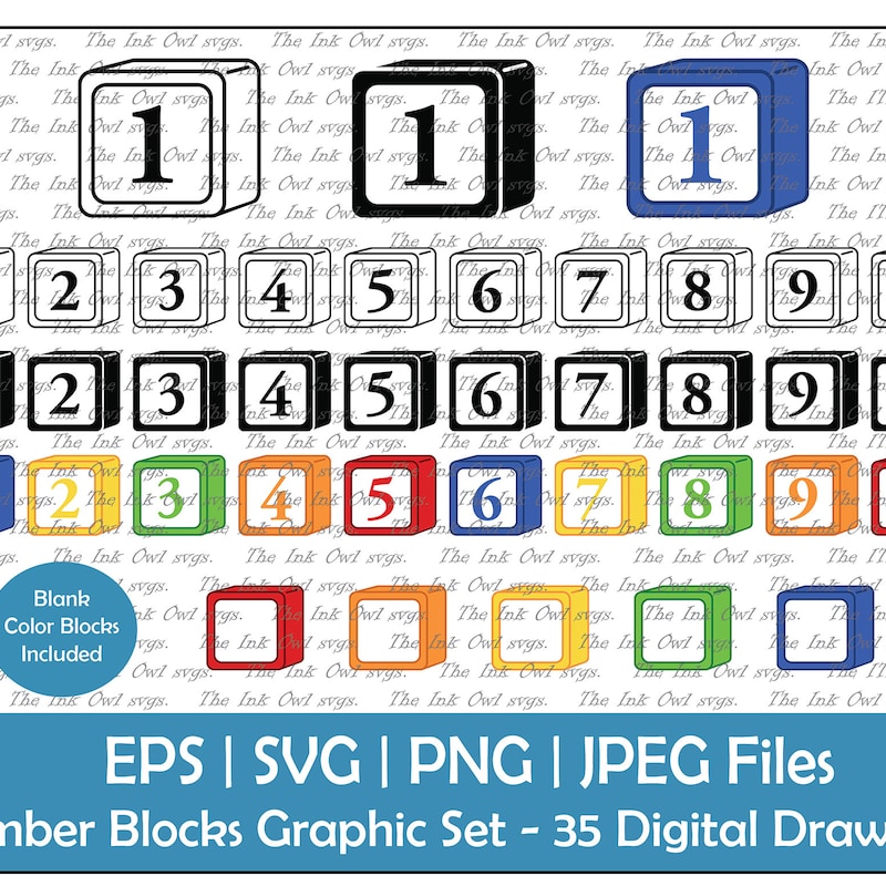Numberblocks Png - Etsy