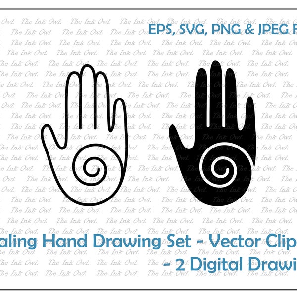Spiral Healing Hand - Etsy