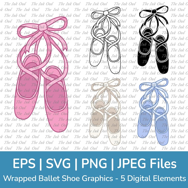 Blue Ballet Shoes Clipart - Etsy