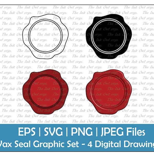 Wax Seal Svg - Etsy