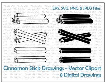 Cinnamon Stick Svg - Etsy