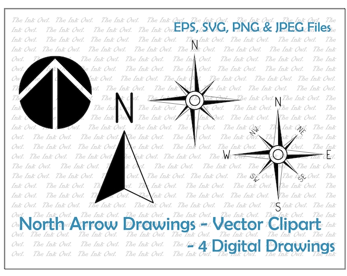 North Arrow Svg, Navigation Svg, Compass Svg, North Png, North Ai ...