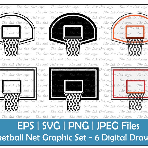 Basketball Net Svg - Etsy
