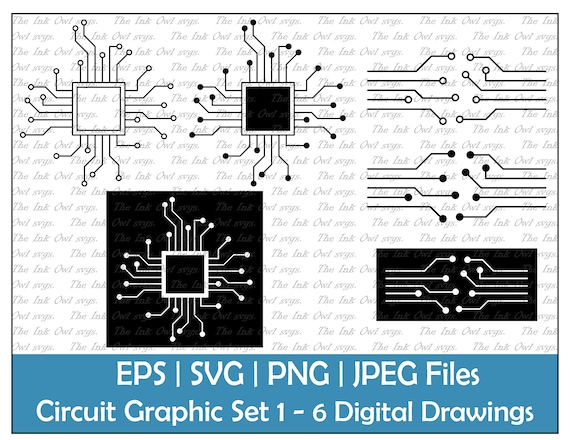 Simple Circuit Board Drawing