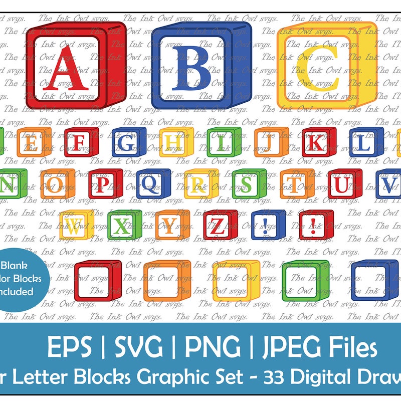 Colorful Alphabet Png - Etsy
