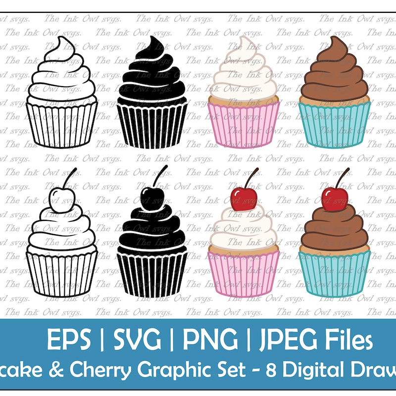 Cupcake Svg - Etsy