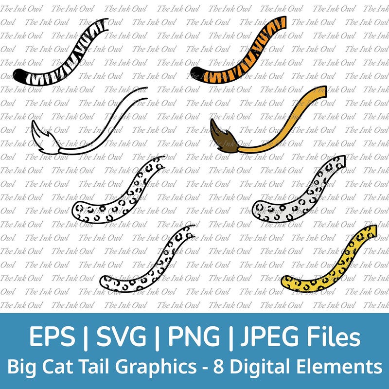 Cats With Big Tails - Etsy