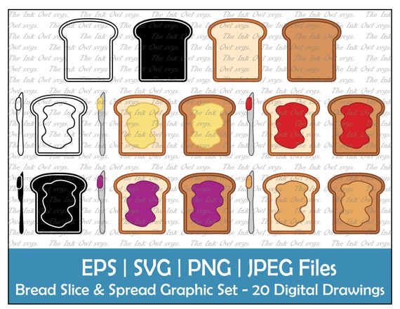 Slice Of Bread Outline Clipart