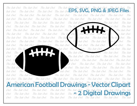 American Football Outline Clip Art