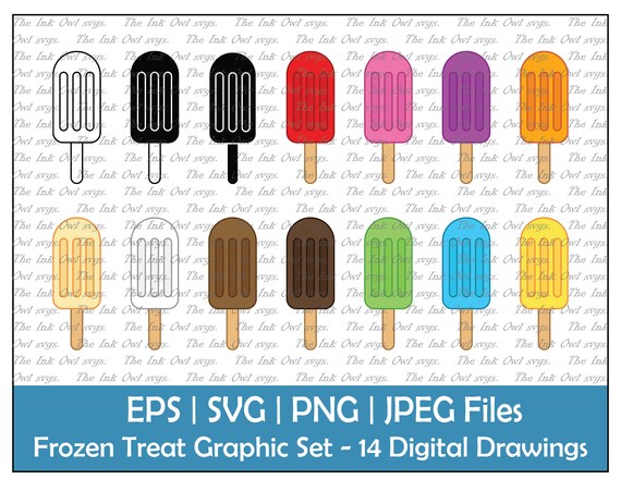 Popsicle Clipart Outline