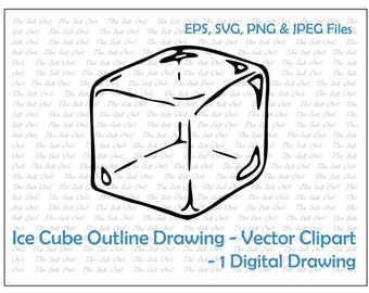 Ice Cube Svg - Etsy