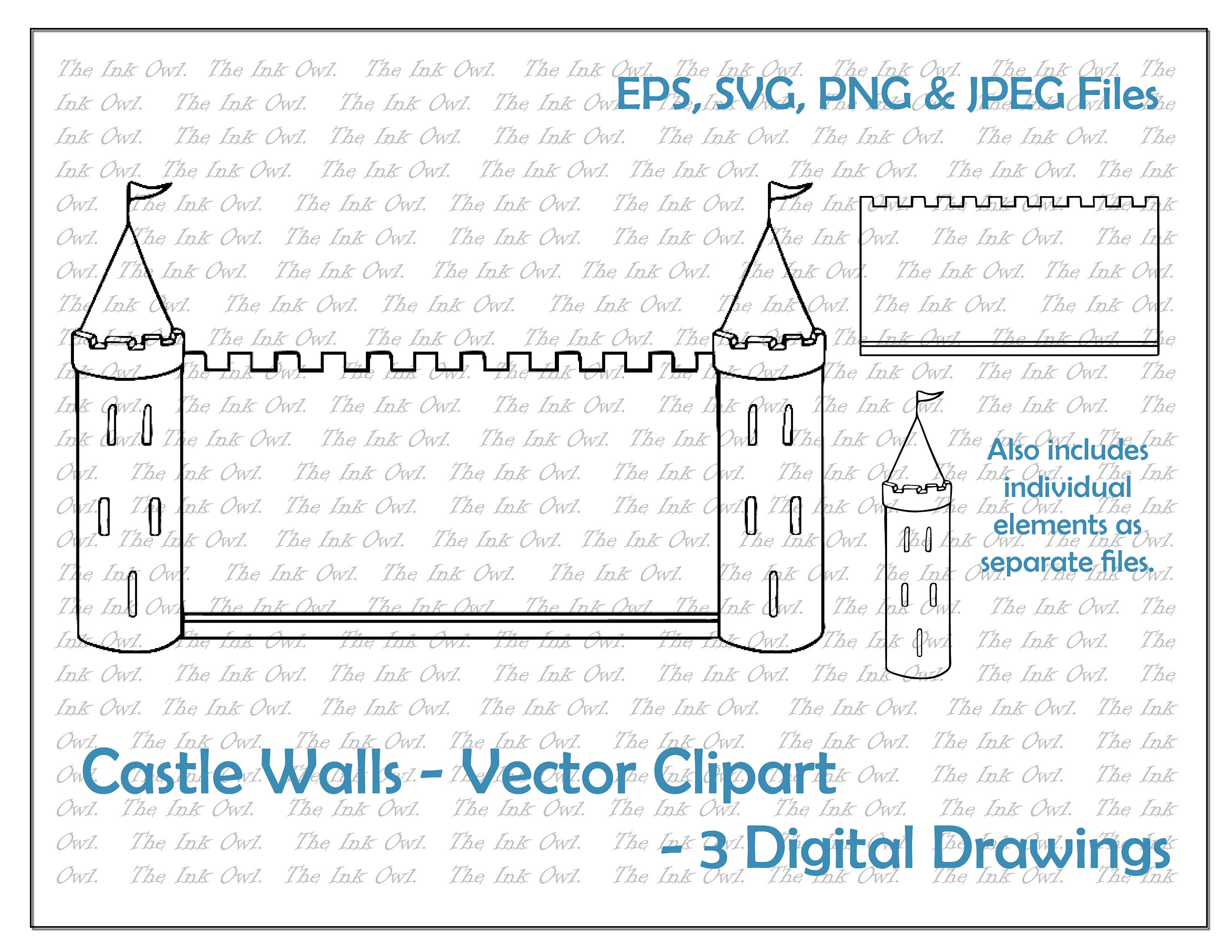 Castle Walls Clipart