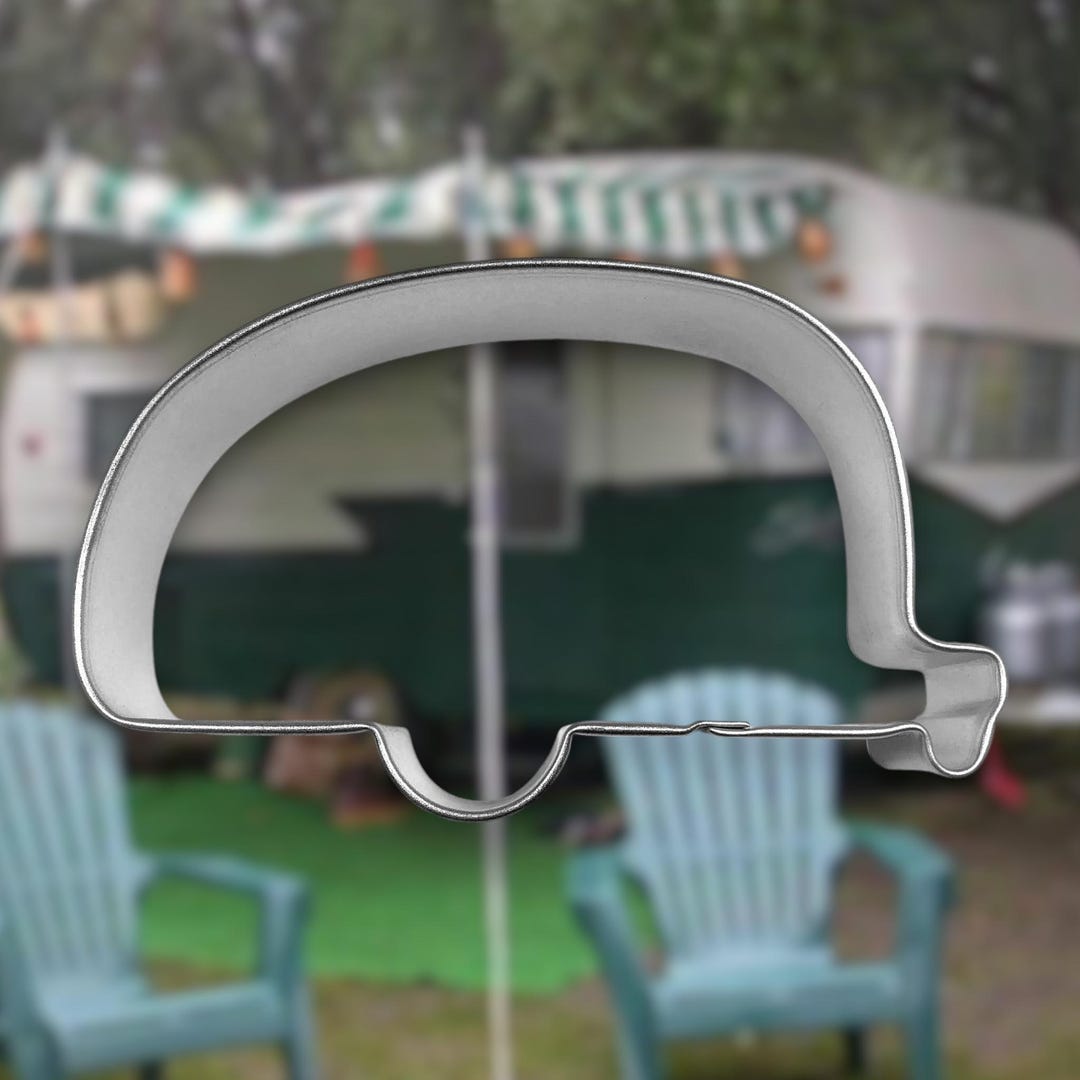 TRAILER CAMPER Metal Cookie Cutter 4 Inches Long - Etsy