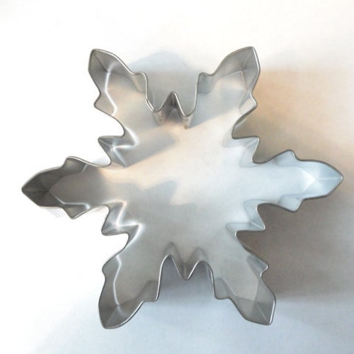 LARGE SNOWFLAKE Metal Cookie Cutter About 5 Inches 1053 - Etsy