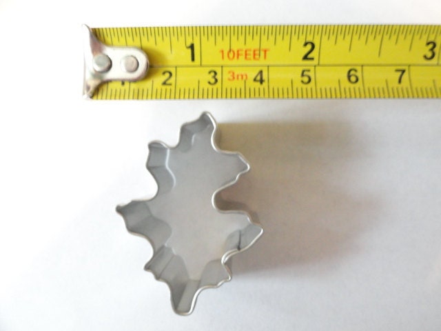 MINI LEAF Cookie Cutters Set/2. 2 Inches - Etsy