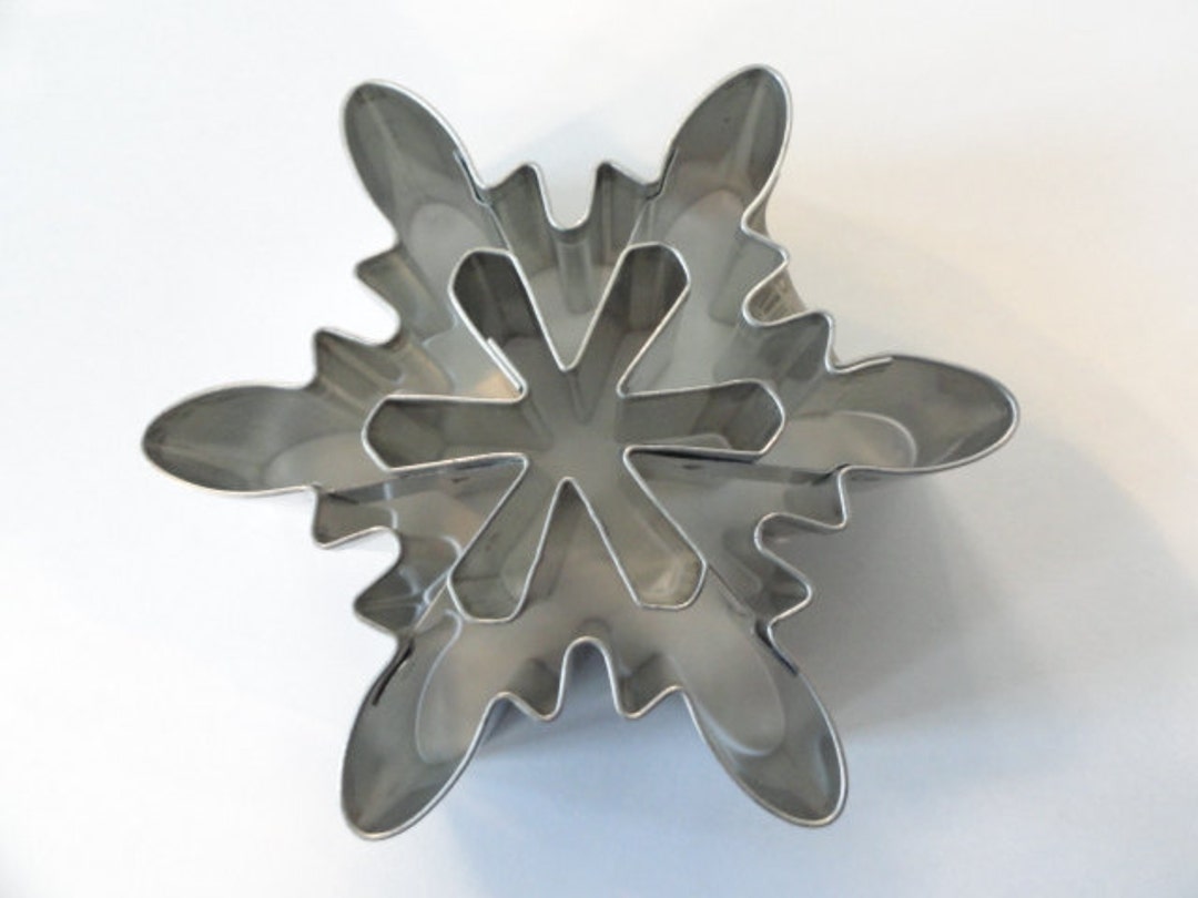 SNOWFLAKE Metal Cookie Cutter About 3 Inches 55 - Etsy