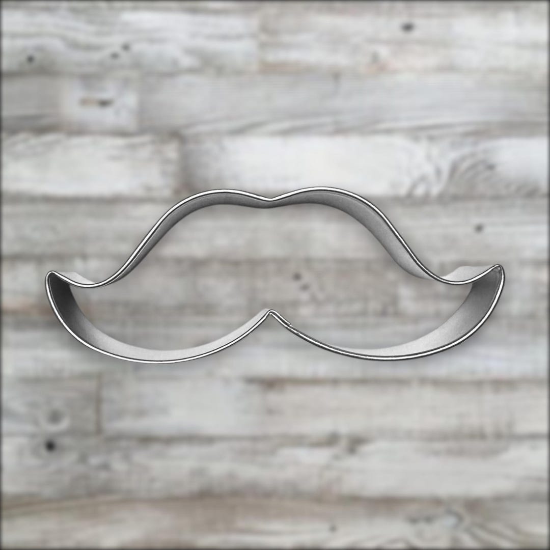 MOUSTACHE Metal Cookie Cutter 3.75 Inches - Etsy