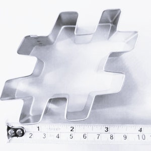 HASH TAG Cookie Cutter 4 Inches - Etsy