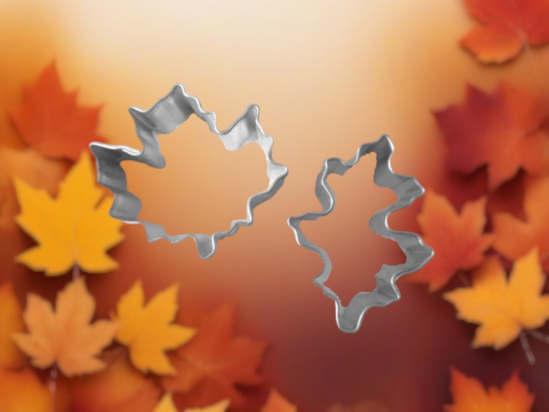 MINI LEAF Cookie Cutters Set/2. 2 Inches - Etsy